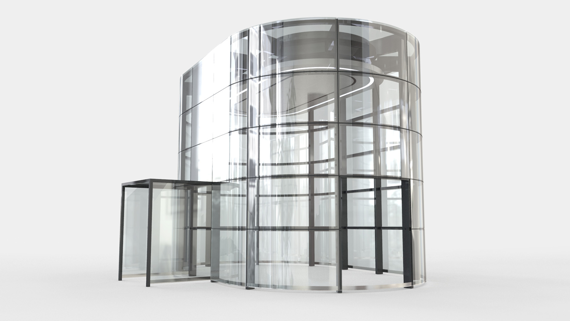 saqqara glass lobby – kinetica